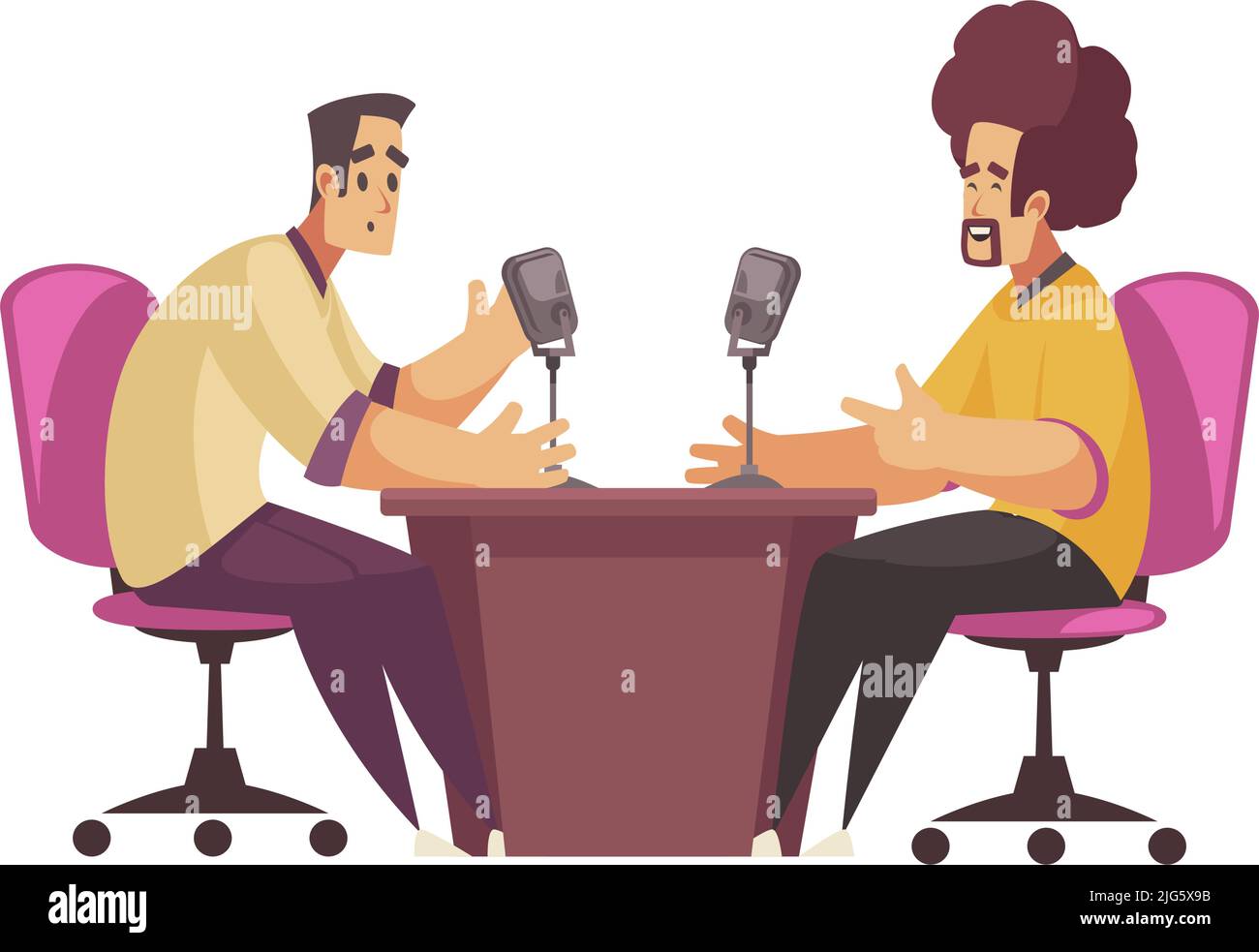 Broadcast radio table Stock Vector Images - Alamy