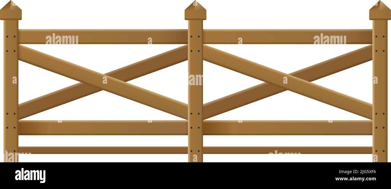 Balcony fence railing composition with realistic front view image of ...