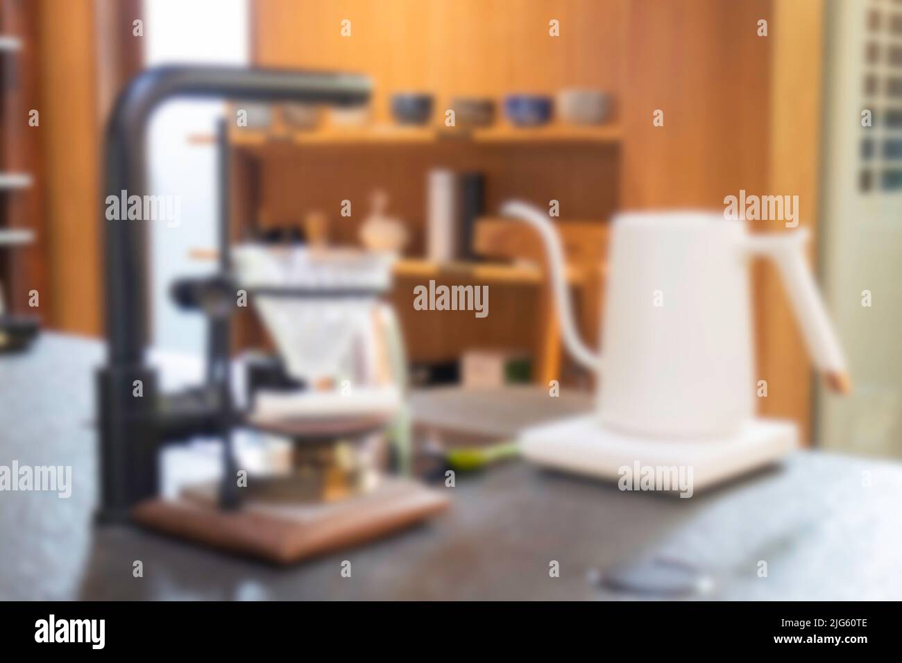 Interior design minimal style coffee shop, stock photo Stock Photo - Alamy