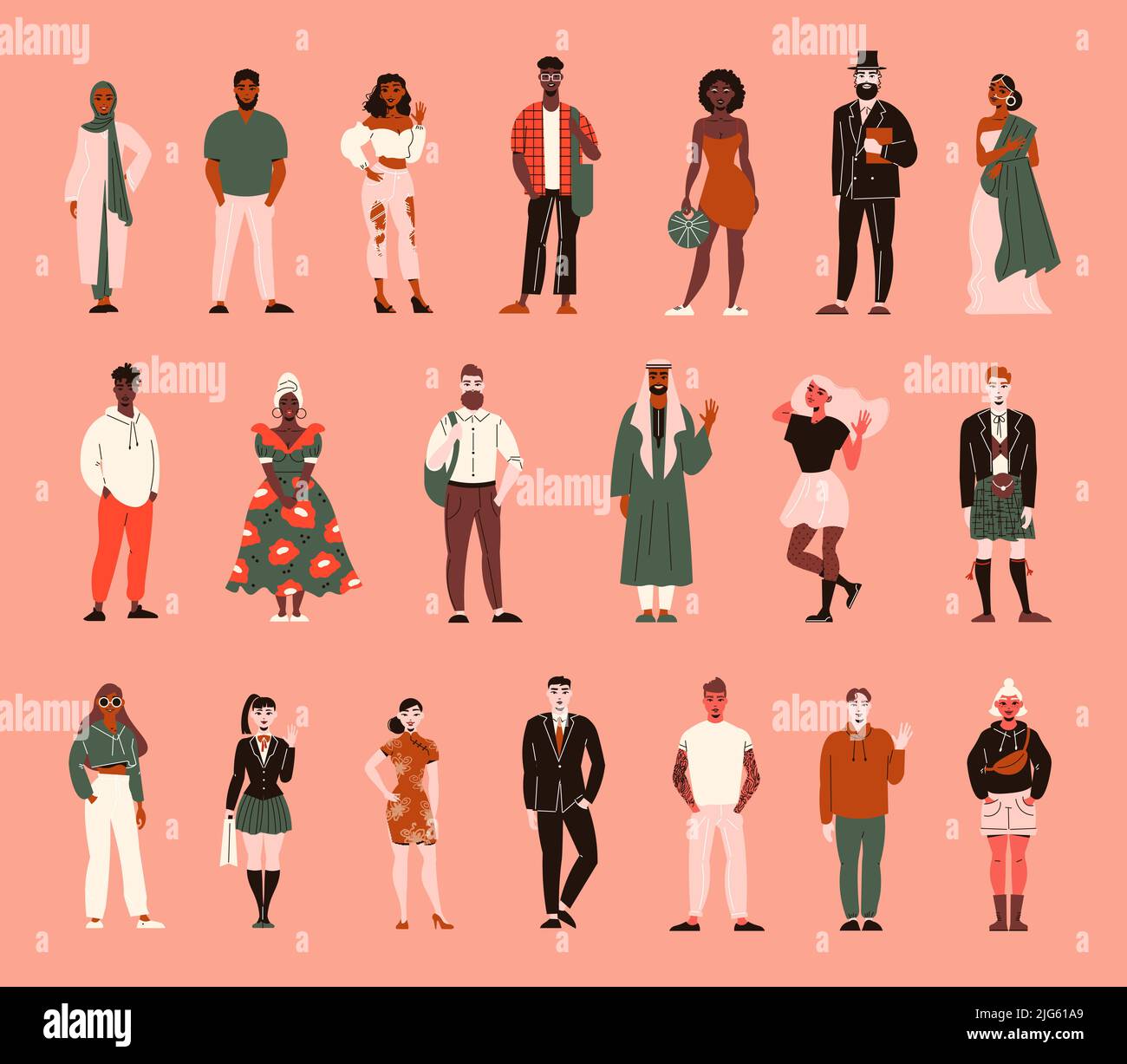 Different human skin colour Stock Vector Images - Alamy