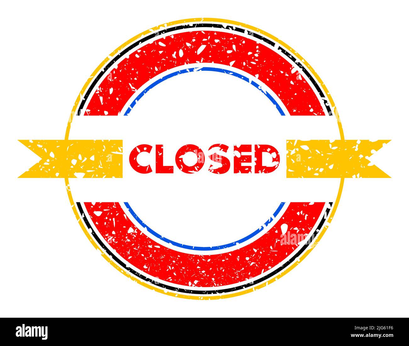 Restaurant closing sign Stock Vector Images - Alamy