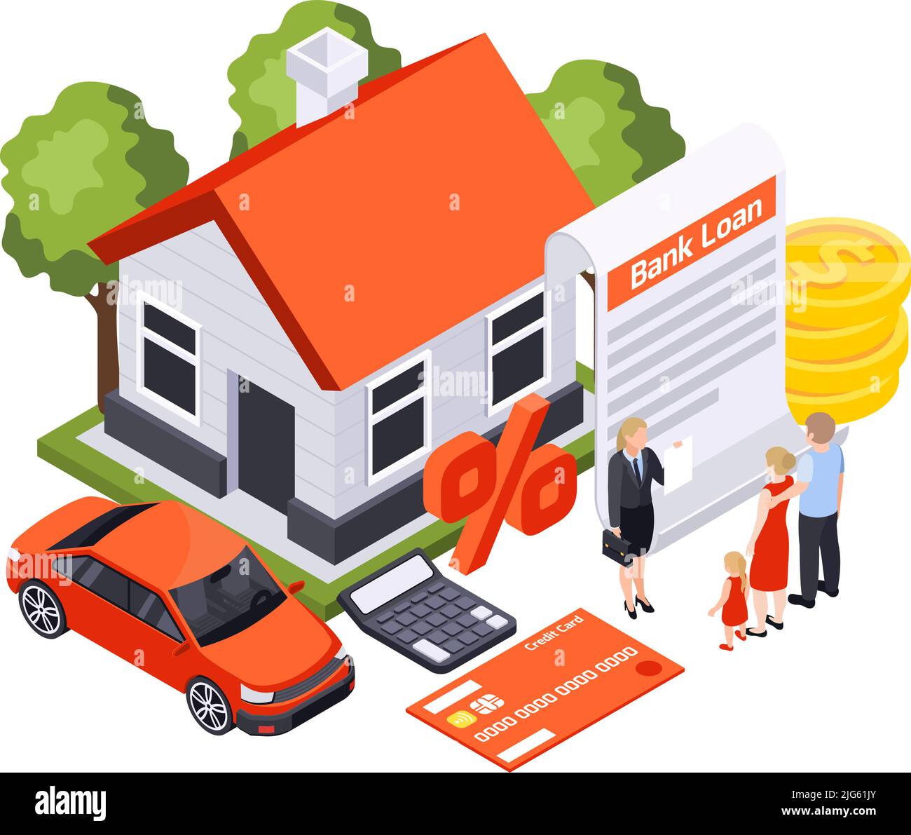 Saving money loan private Stock Vector Images - Alamy