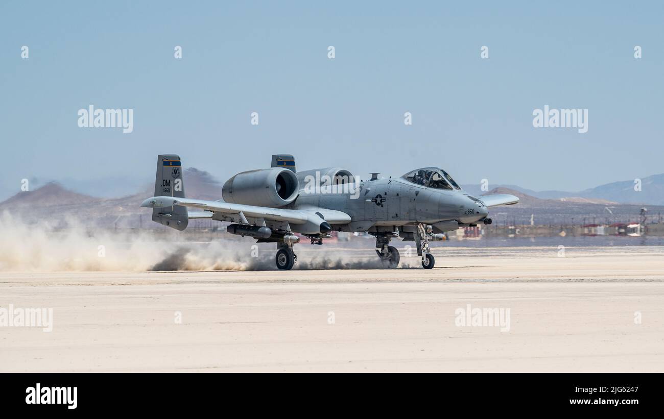 An A-10 Thunderbolt II, assigned to the 355th Wing, out of Davis ...