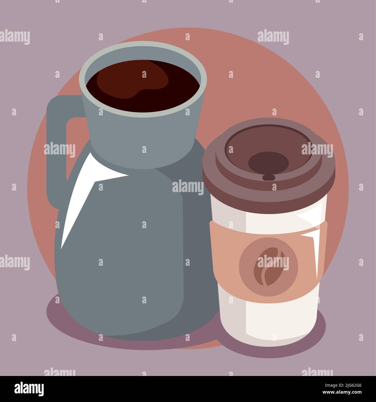 coffee Isometric pot with teapot Stock Vector Image & Art - Alamy