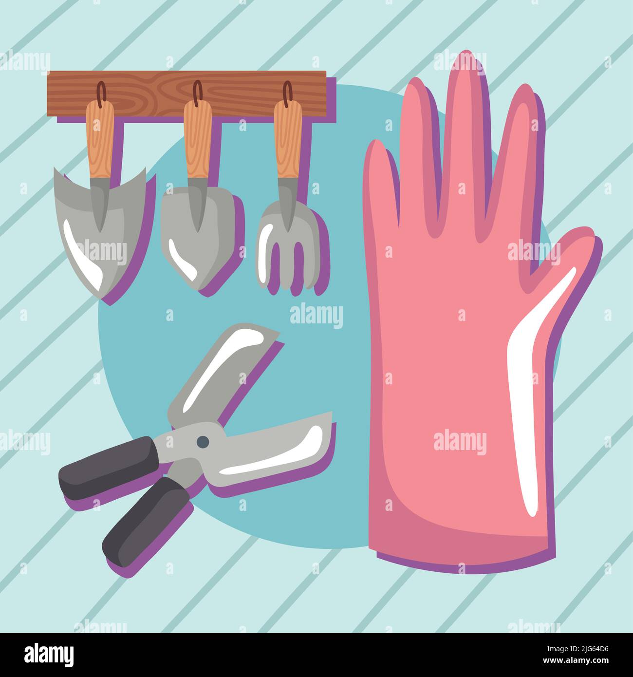 Hanging gardens Stock Vector Images - Alamy