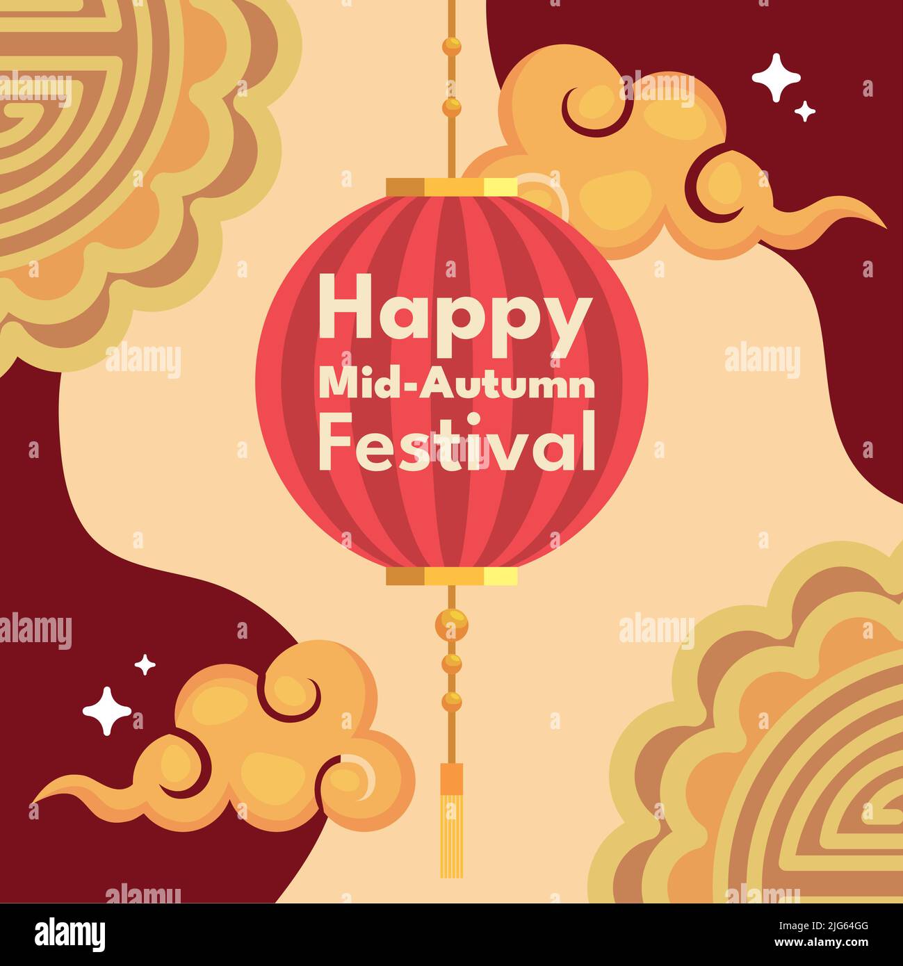 Mid autumn festival lettering lantern hi-res stock photography and ...