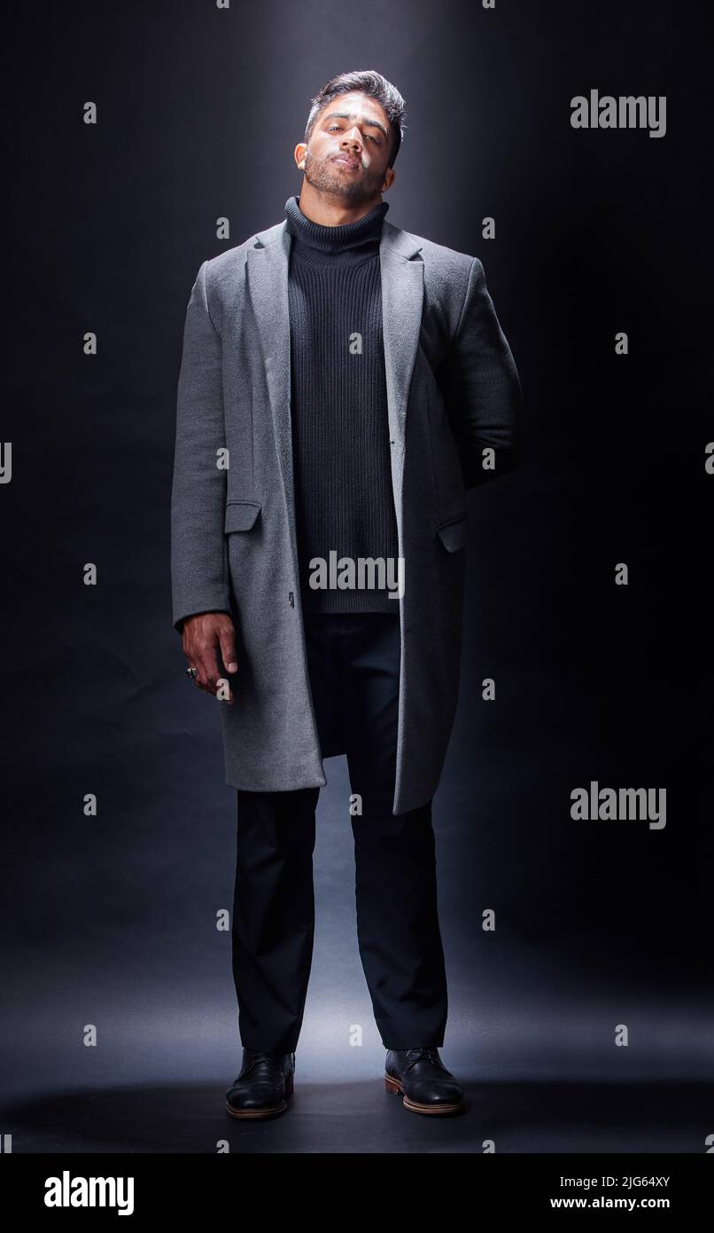 Dark handsome man hi-res stock photography and images - Alamy