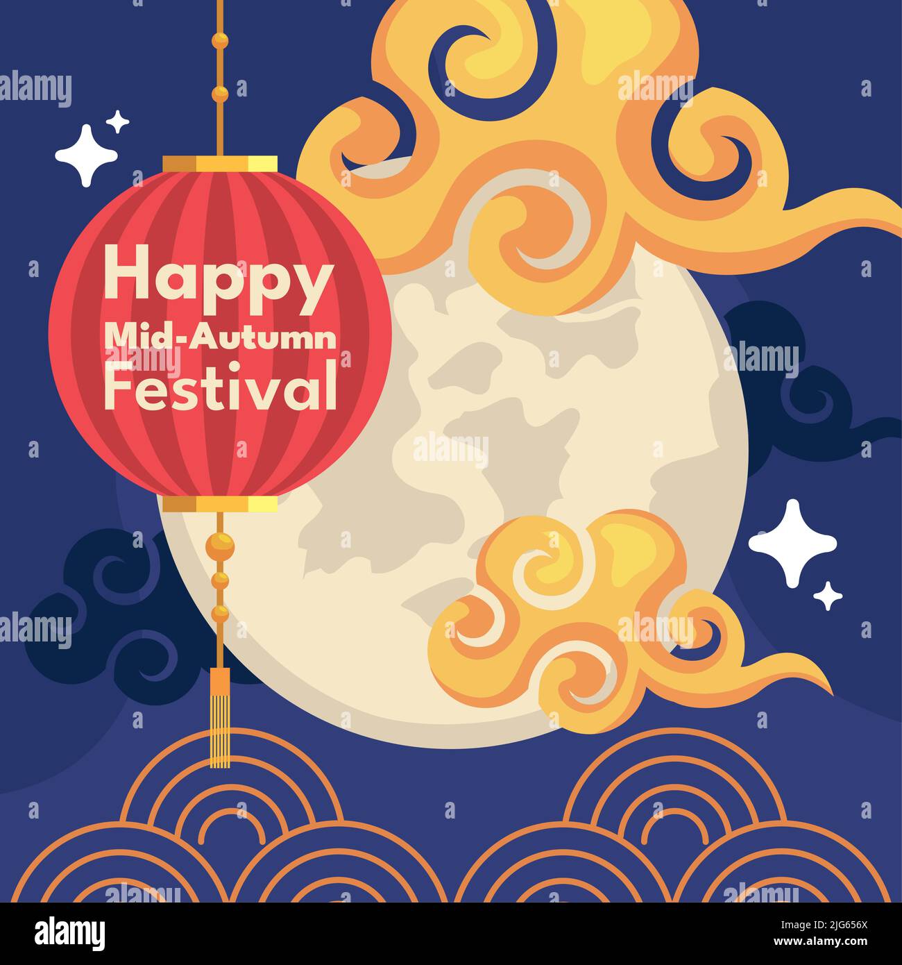 Mid autumn clouds fullmoon hi-res stock photography and images - Alamy