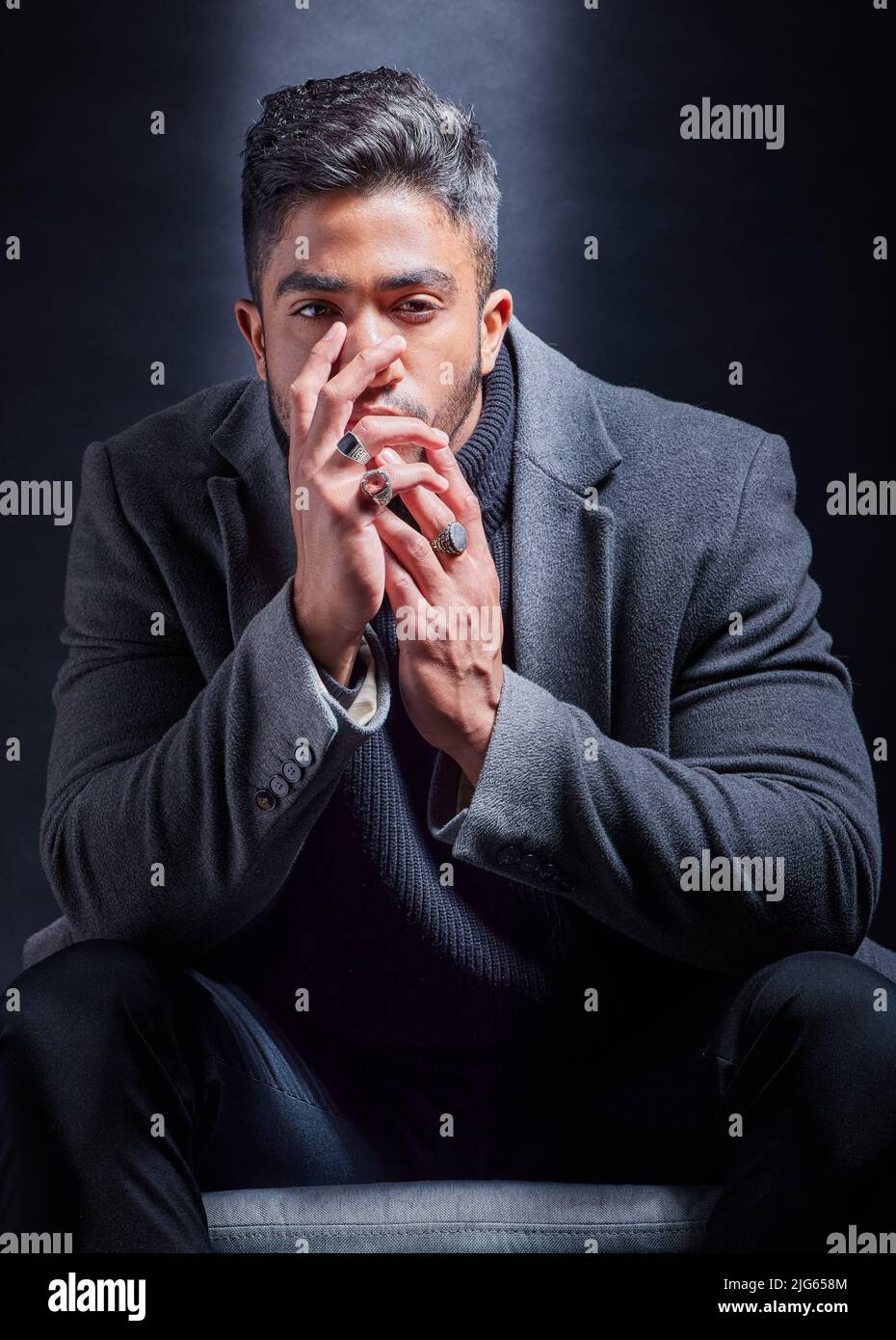 He makes anything look good. Studio portrait of a handsome and ...