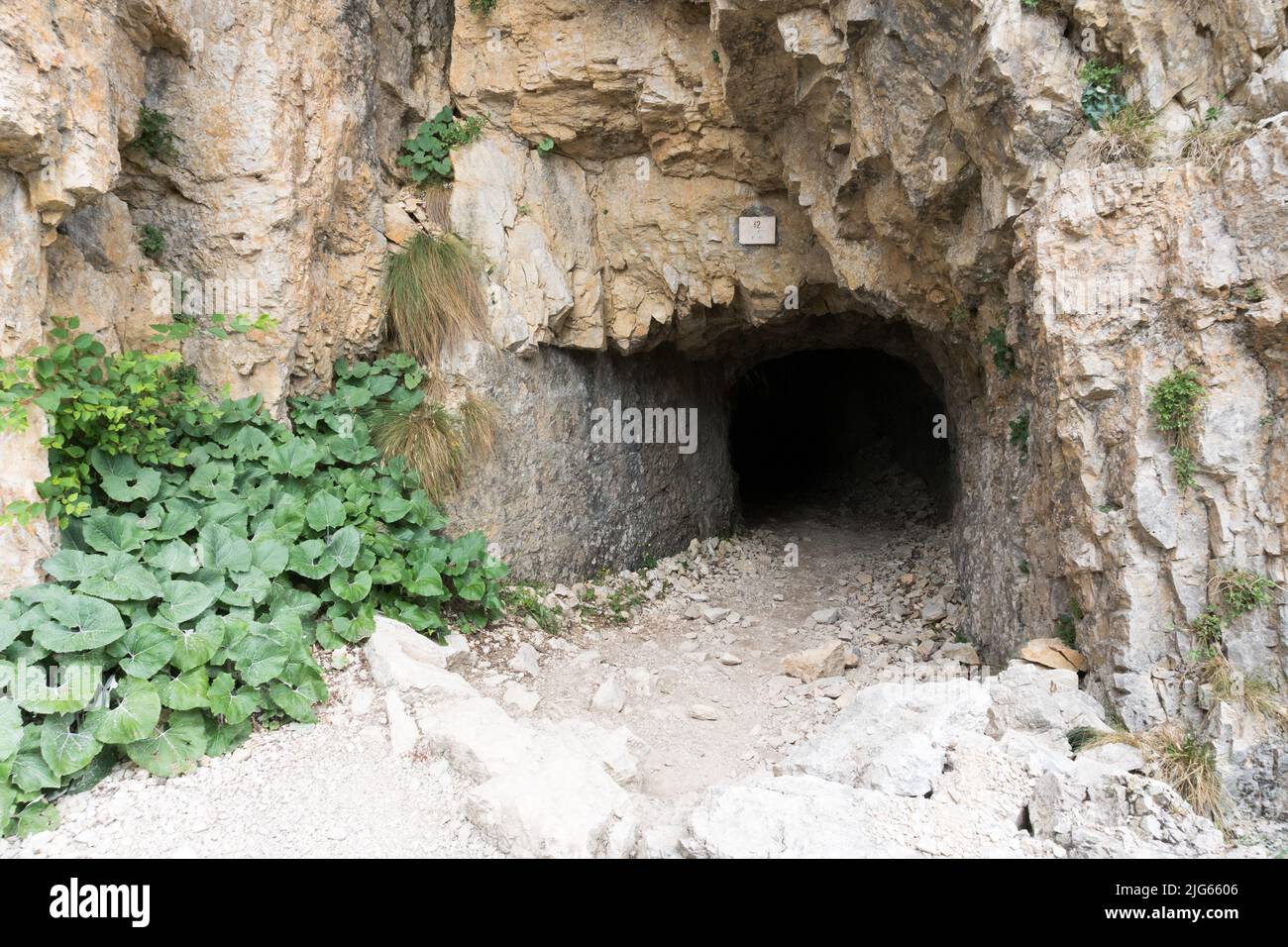 The road of the 52 tunnels is a military mule track built during the ...