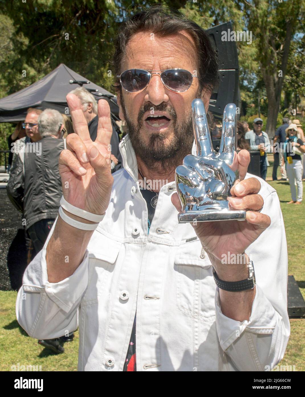 July 7, 2022 - Beverly Hills, California, USA - RINGO STARR celebrates ...
