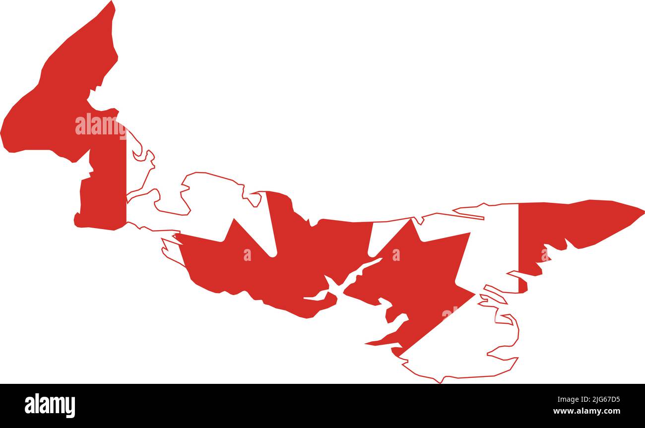 Canada Flag Map Png