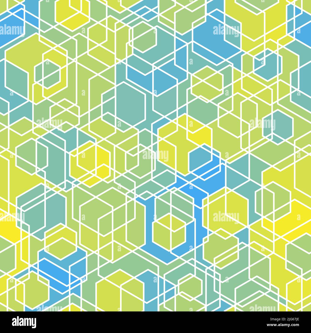 Honeycomb seamless pattern. Repeated overlap hexagon motif texture print Stock Vector Image ...