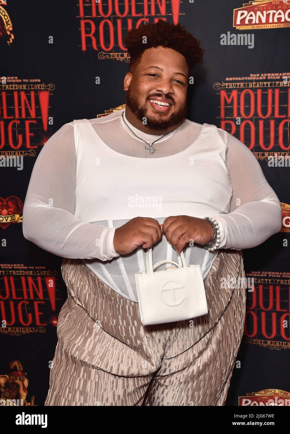 Los Angeles, USA. 07th July, 2022. Dexter Mayfield walking on the red ...