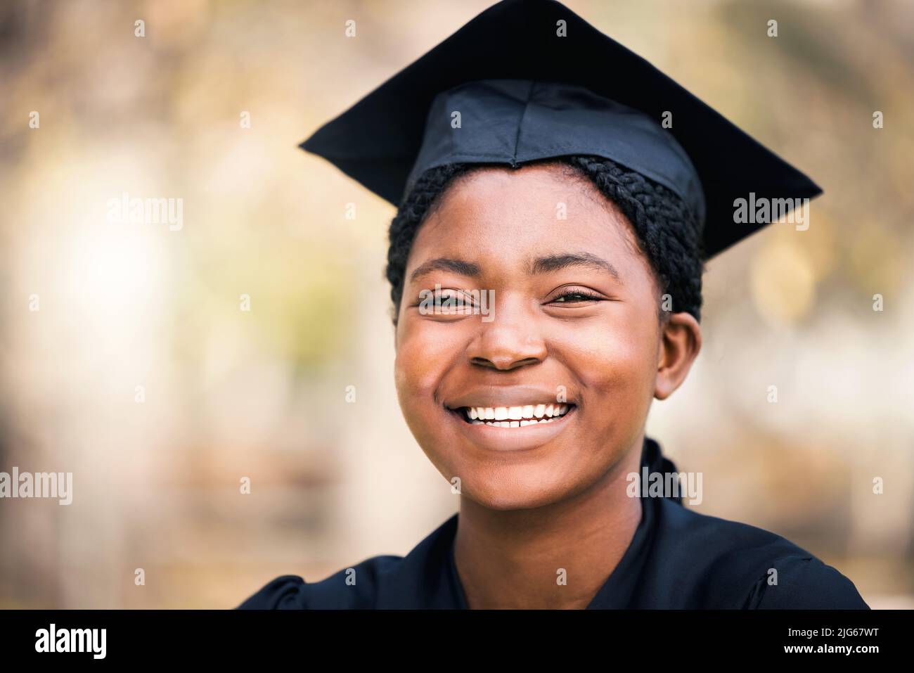 May your list of achievements always run long. Portrait of a young ...
