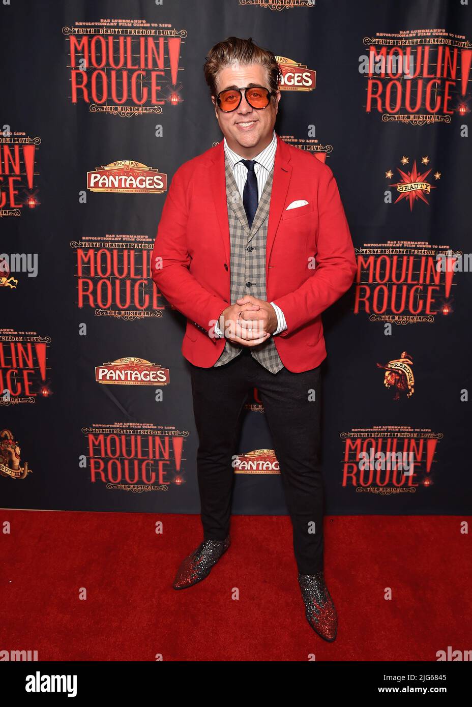 Los Angeles, CA, July 7, 2022. Eric Petersen walking on the red carpet ...