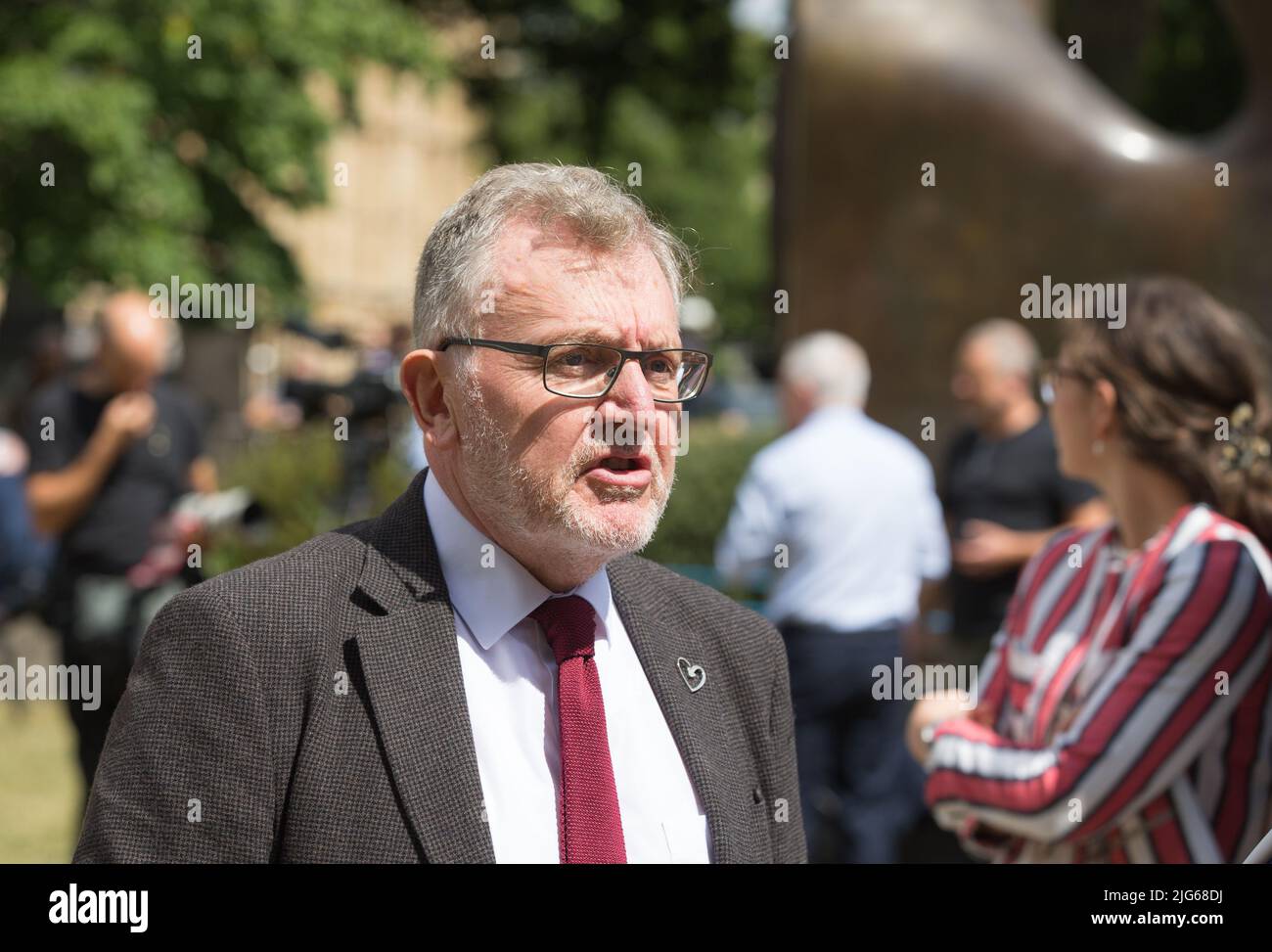 London uk july 2022 David mundell gives media interview on college ...