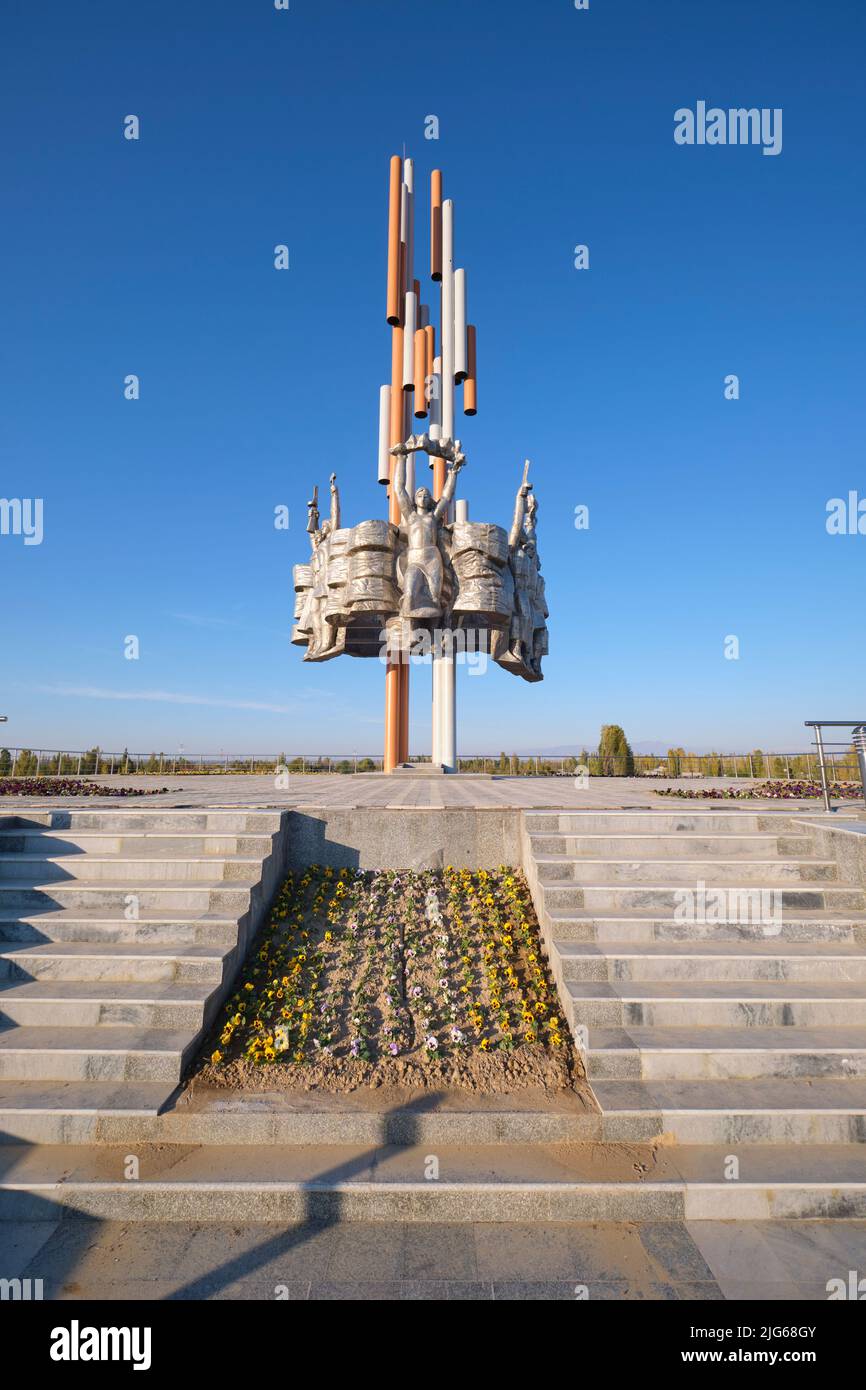 The view from the central stair, steps approach, entrance. At the ...