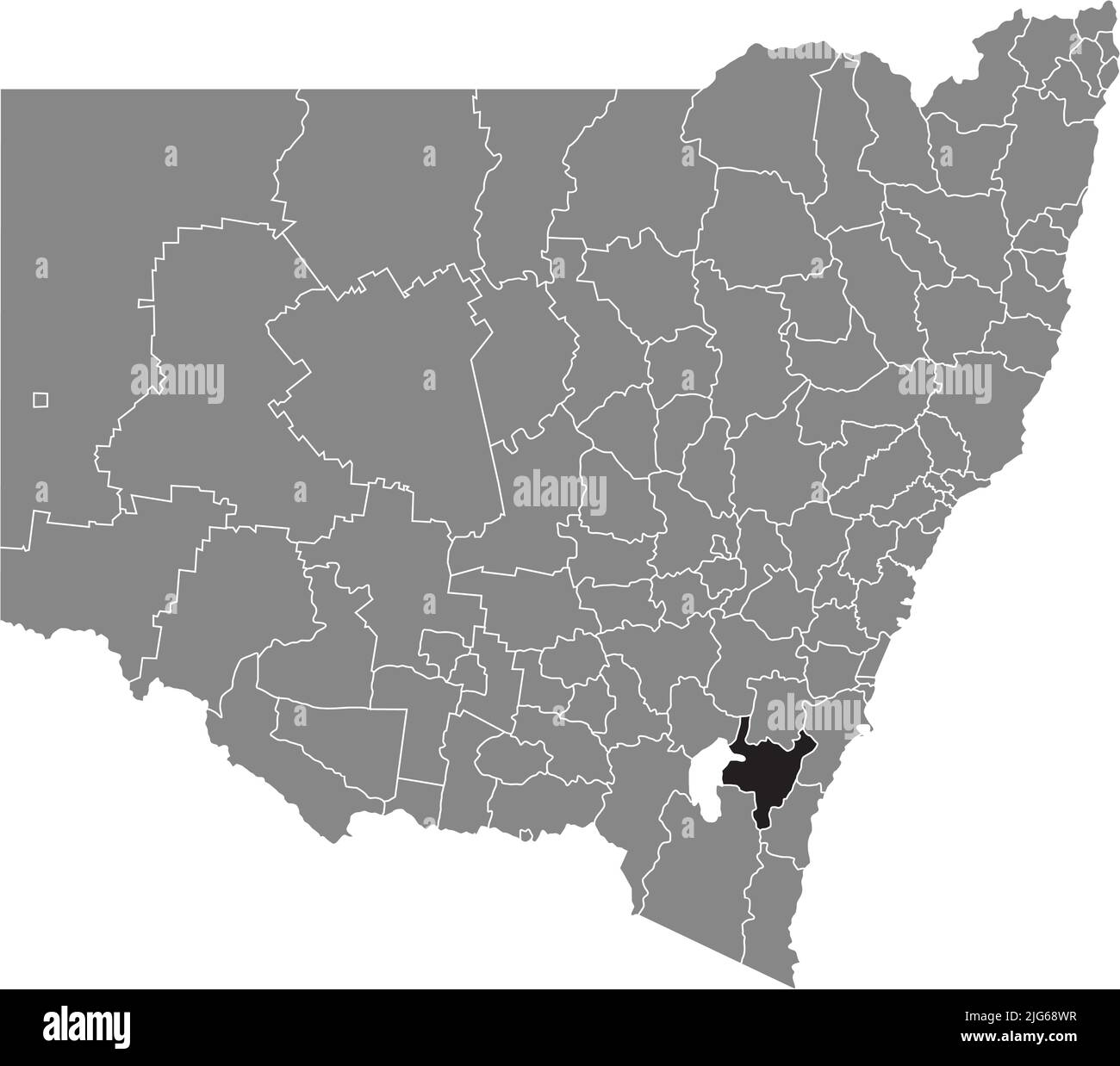 Queanbeyan map hi-res stock photography and images - Alamy