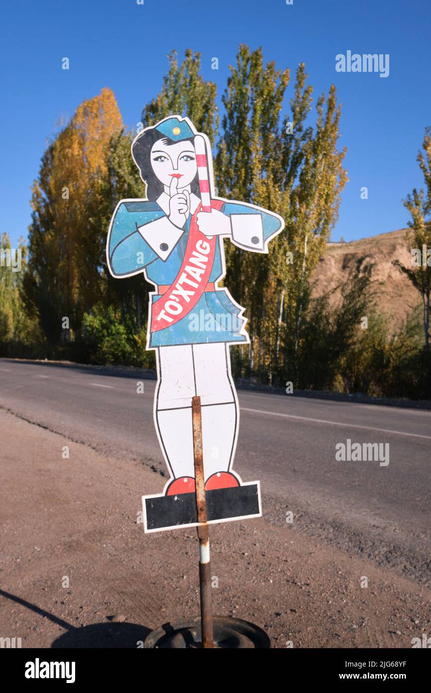 Safety sign cartoon hi-res stock photography and images - Alamy