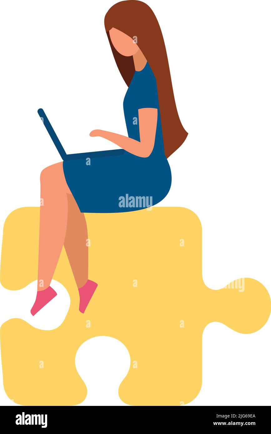 Digital animation caucasian woman sitting Cut Out Stock Images ...