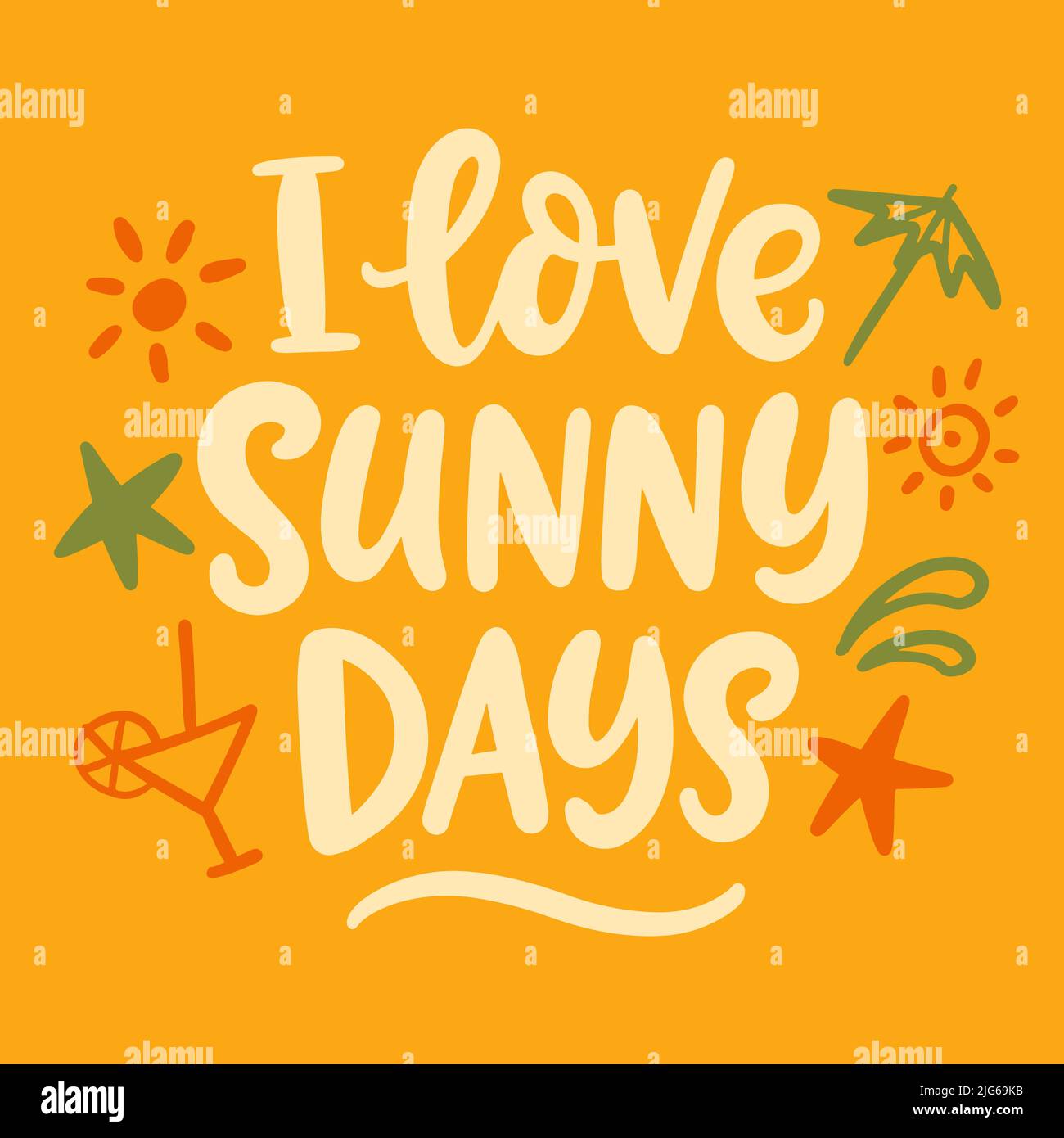These sunny days Stock Vector Images - Alamy