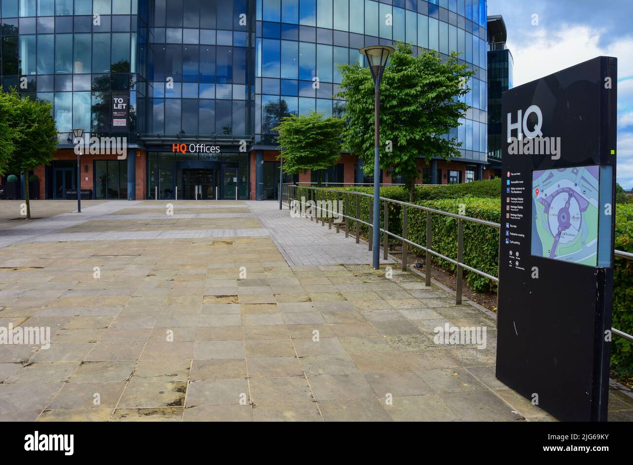 Chester, UK: Jul 3, 2022: HQ in Chester is a prestigious landmark ...