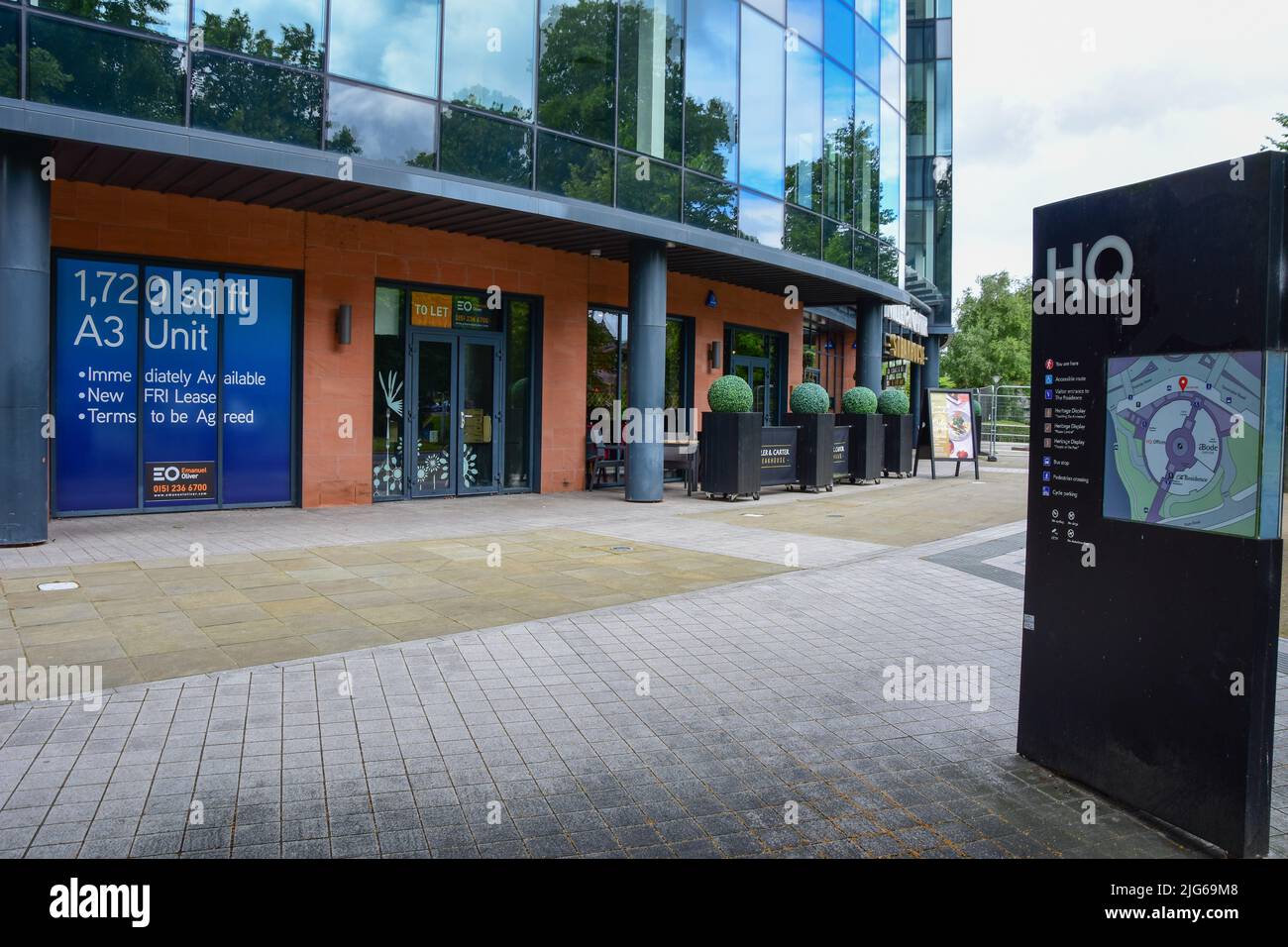 Chester, UK: Jul 3, 2022: HQ in Chester is a prestigious landmark ...