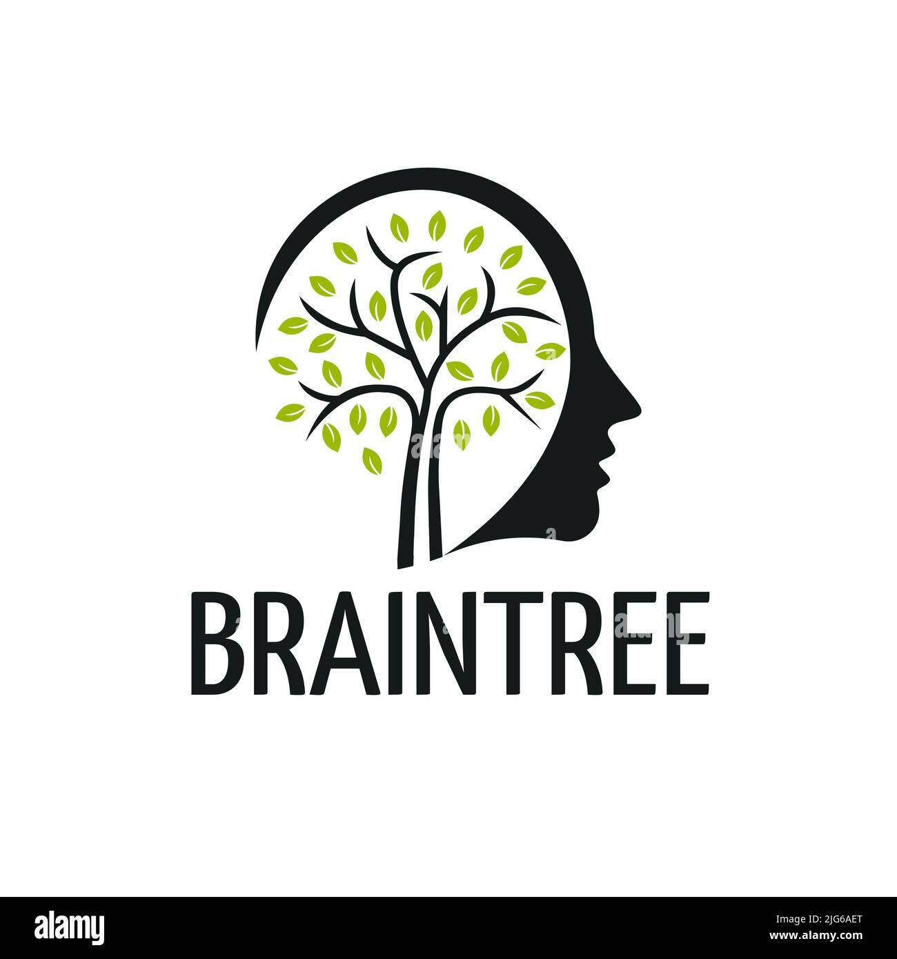 Human brain tree Stock Vector Images - Alamy