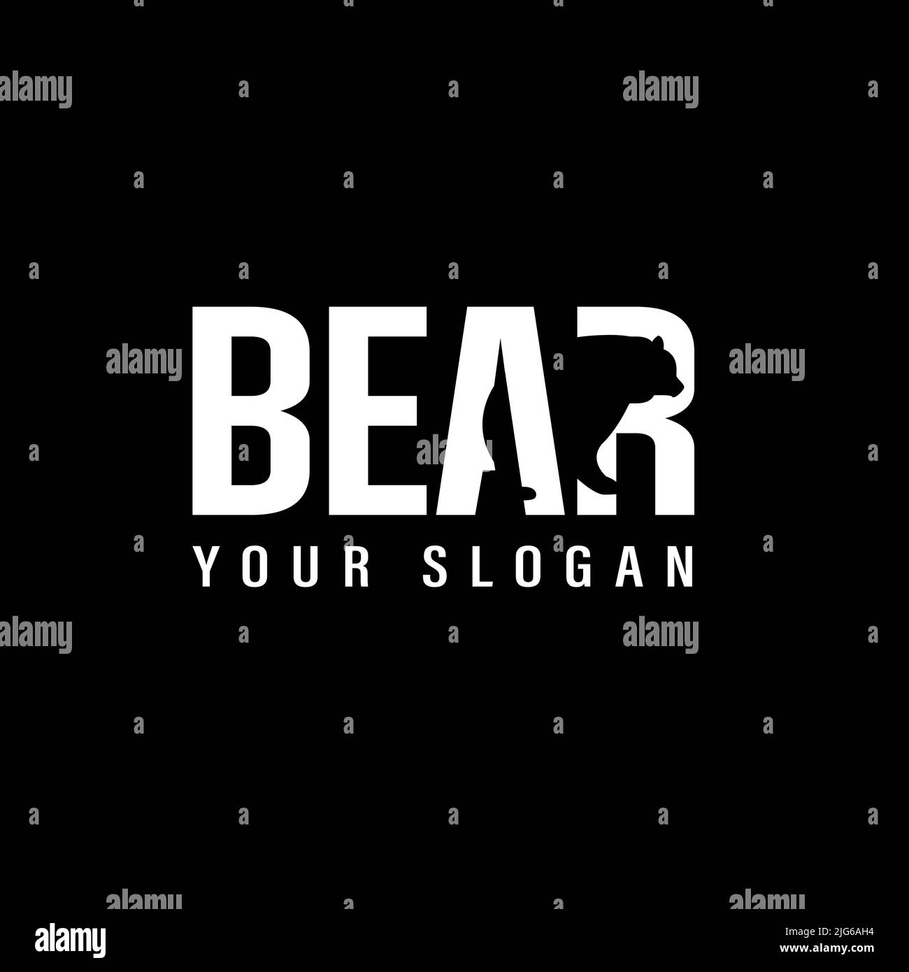 Bear typography hi-res stock photography and images - Alamy