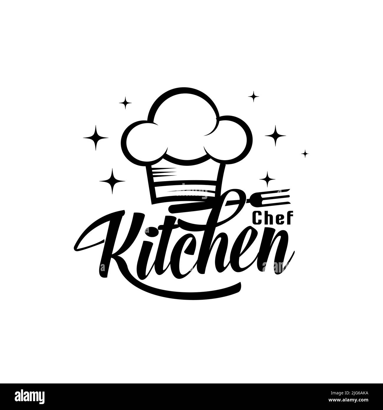 Cooking logo design template chef hi-res stock photography and images ...