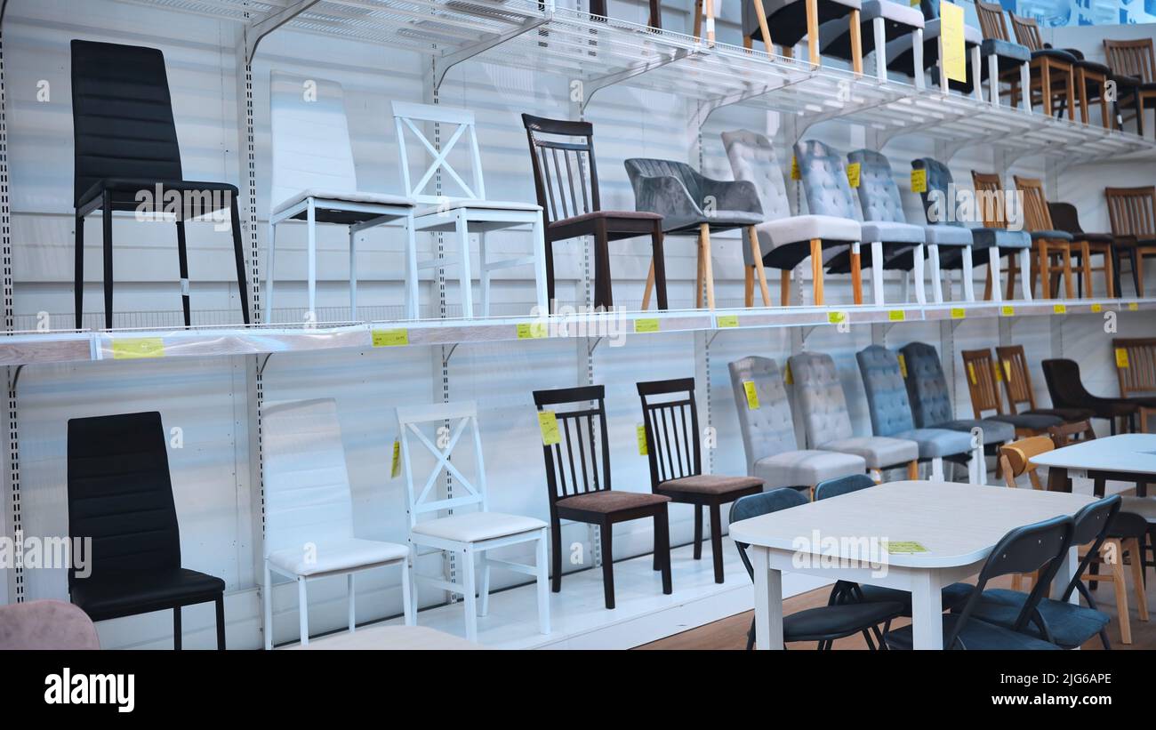 Store for home chairs in a European mall Stock Photo - Alamy