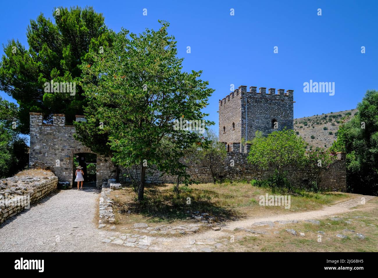 Butrint, Ksamil, Albania - The Venetian castle on the acropolis in ...