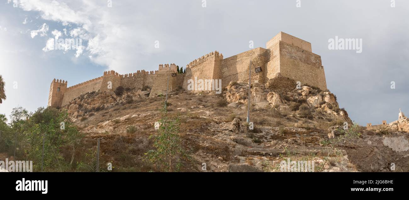 Almeria Spain - 09 14 2021: Panoramic full and main view at the ...
