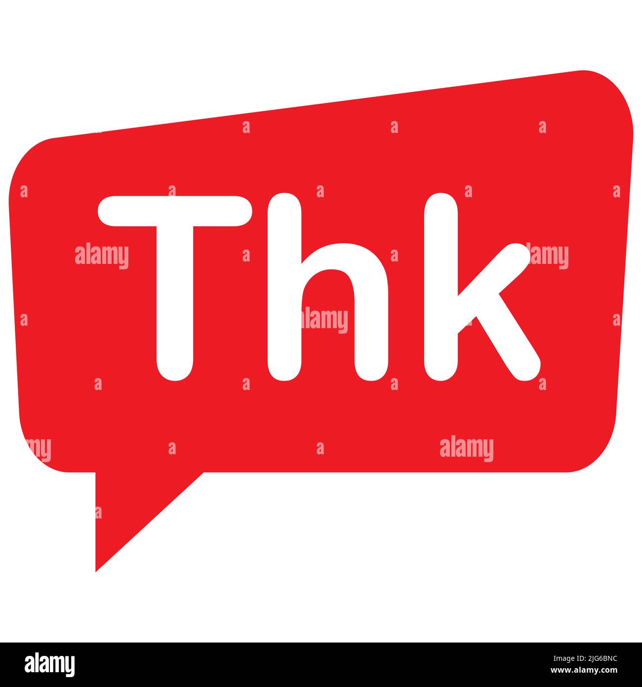 Thank you speech bubble banner. red bubble icon with thank you text ...