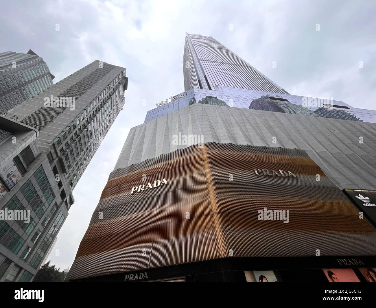 A store of luxury goods brand Prada is seen in Chongqing, China, on Dec ...