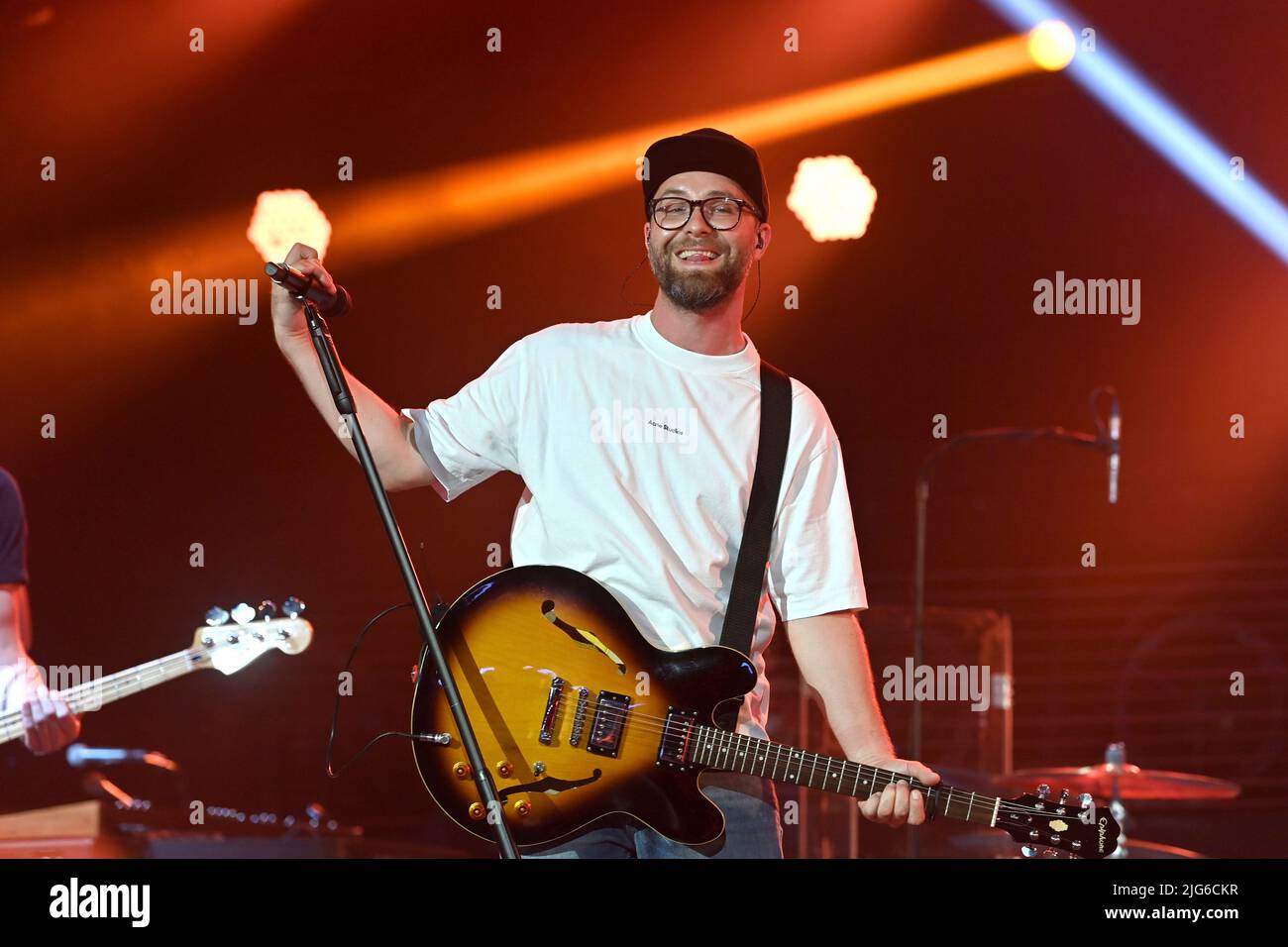 Munich, Germany, July 7th, 2022. Mark FORSTER (GER), singer, musician ...