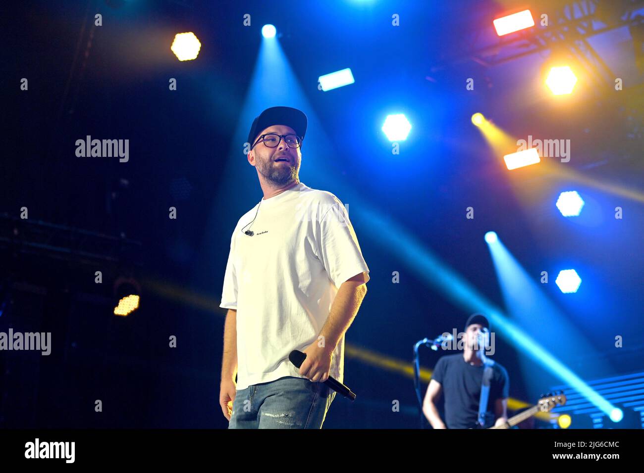 Munich, Germany, July 7th, 2022. Mark FORSTER (GER), singer, musician ...