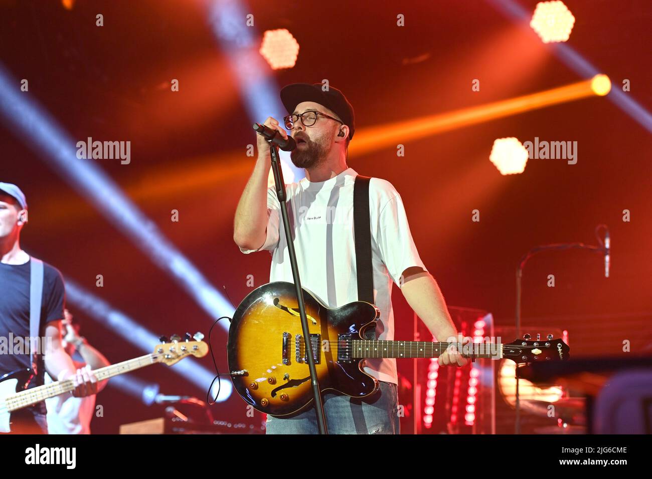Munich, Germany, July 7th, 2022. Mark FORSTER (GER), singer, musician ...