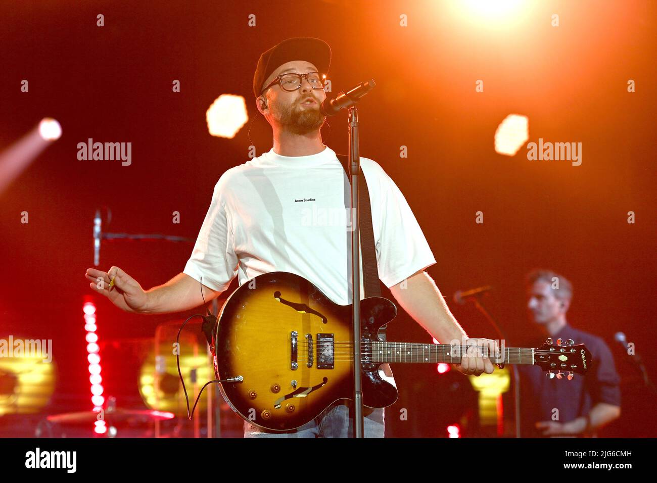 Munich, Germany, July 7th, 2022. Mark FORSTER (GER), singer, musician ...