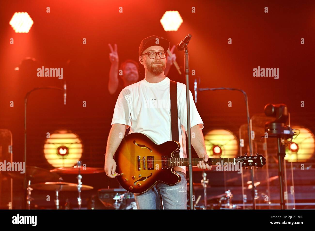 Munich, Germany, July 7th, 2022. Mark FORSTER (GER), singer, musician ...