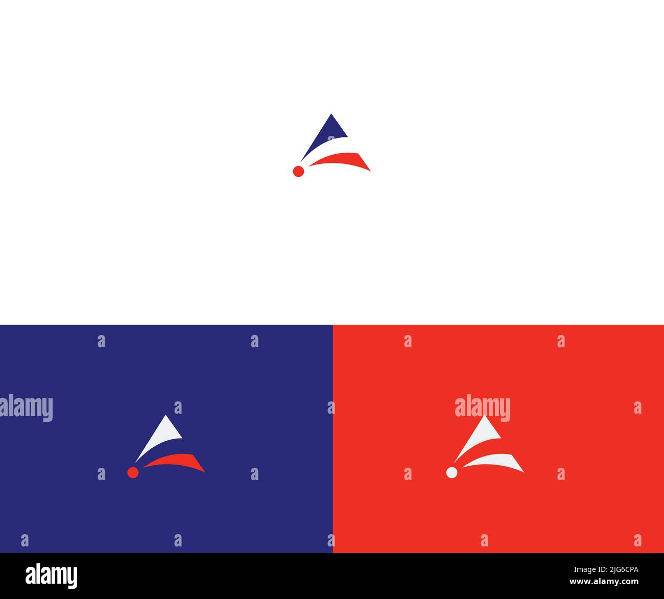 Letter A Logo Template Vector Abstract Monogram Symbol Stock Vector ...