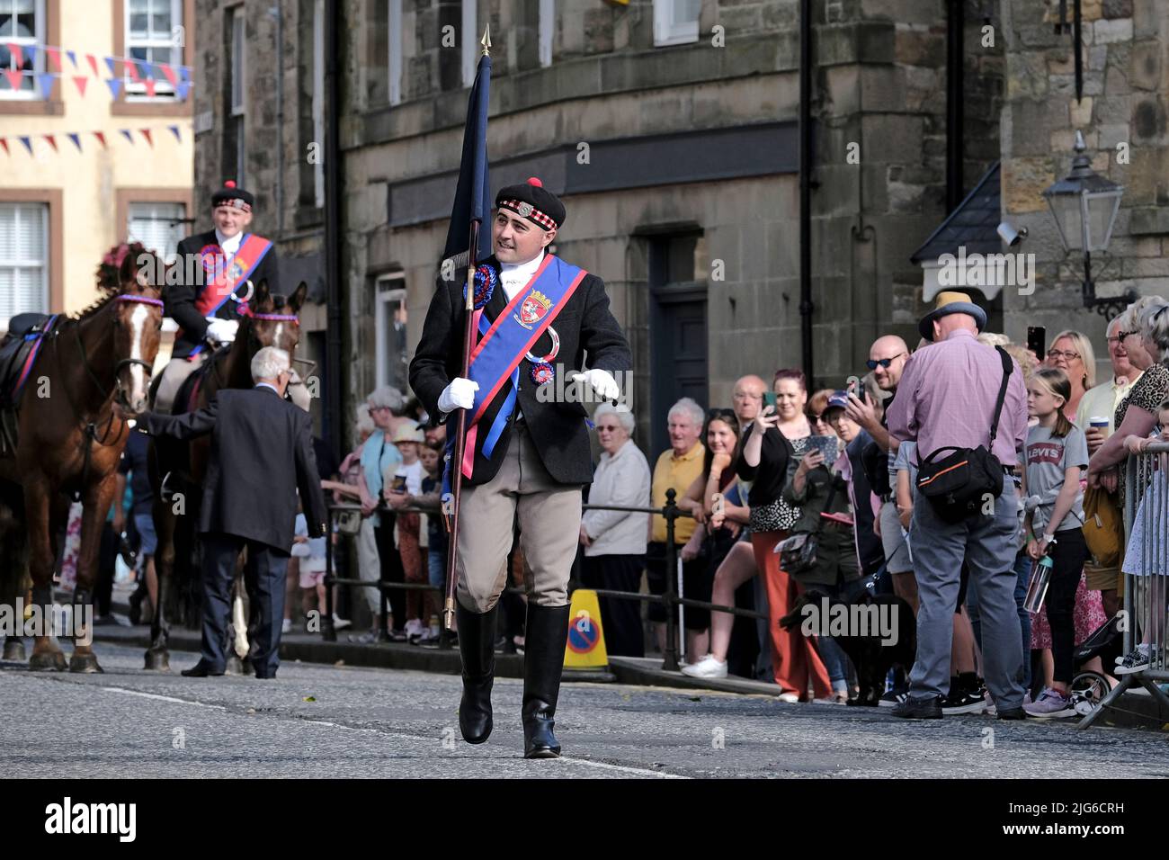 Jedburgh, UK. , . Jed Callants Festival - FESTIVAL DAY Jethart Callant ...