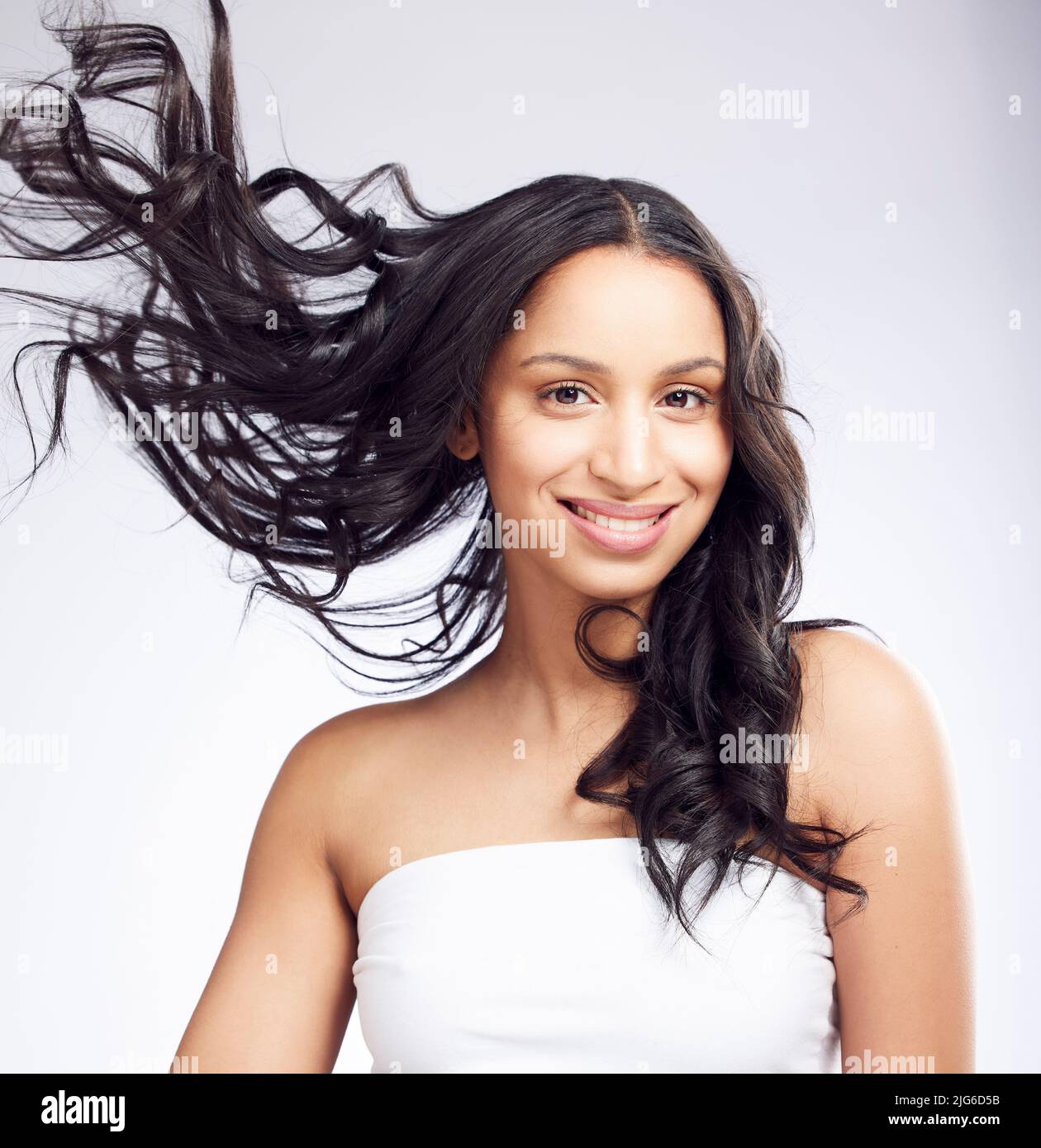 Hair doesnt make the woman but good hair definitely helps. Shot of a ...