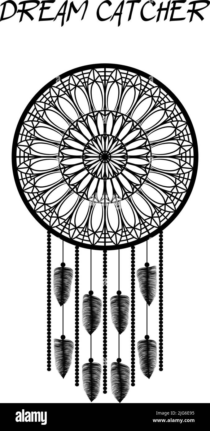 Ancient dream catcher Stock Vector Images - Alamy