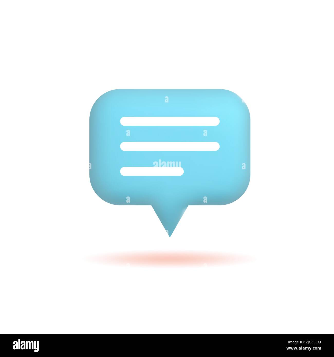 3d chat icon, speech bubble with three lines, comment. Button isolated ... 3d chat icon, speech bubble with three lines, comment. Button isolated ...