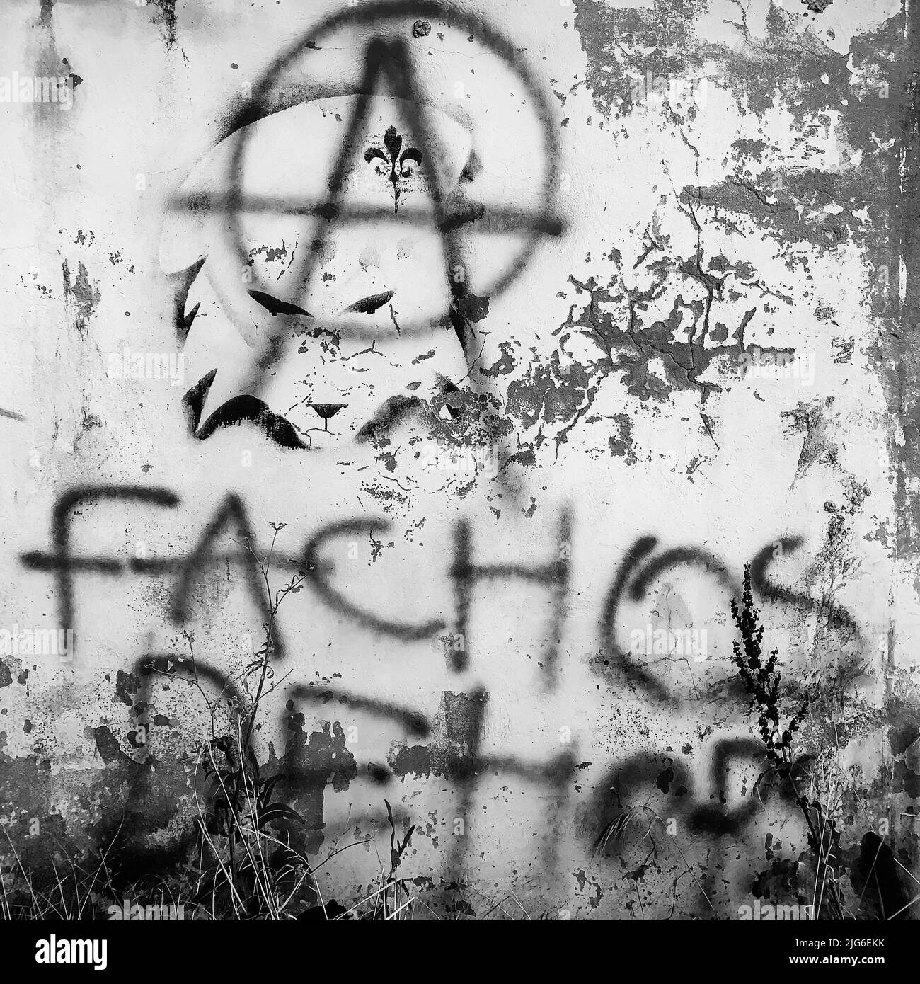 Anarchy slogan Black and White Stock Photos & Images - Alamy
