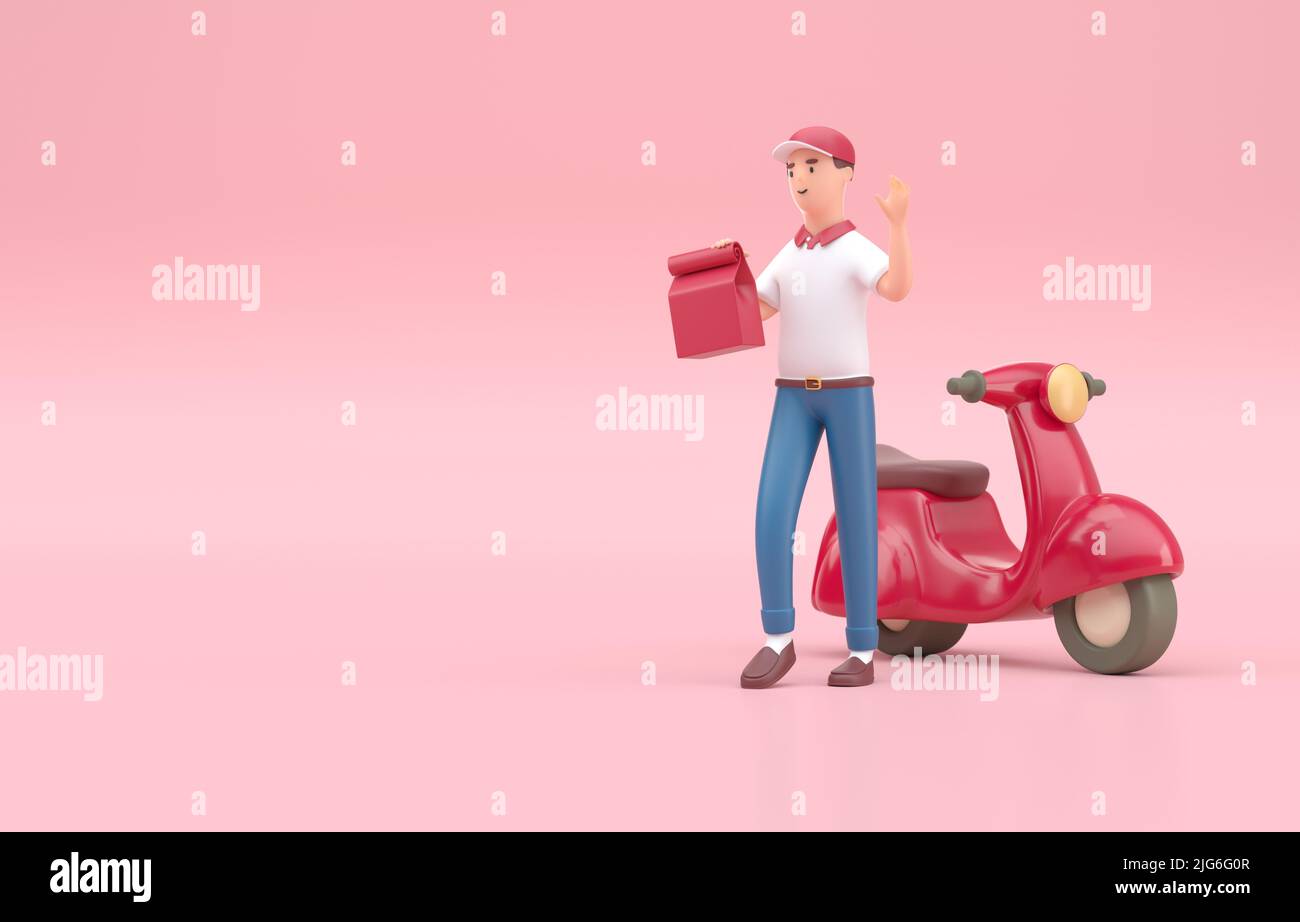 Food delivery concept creative hi-res stock photography and images - Alamy