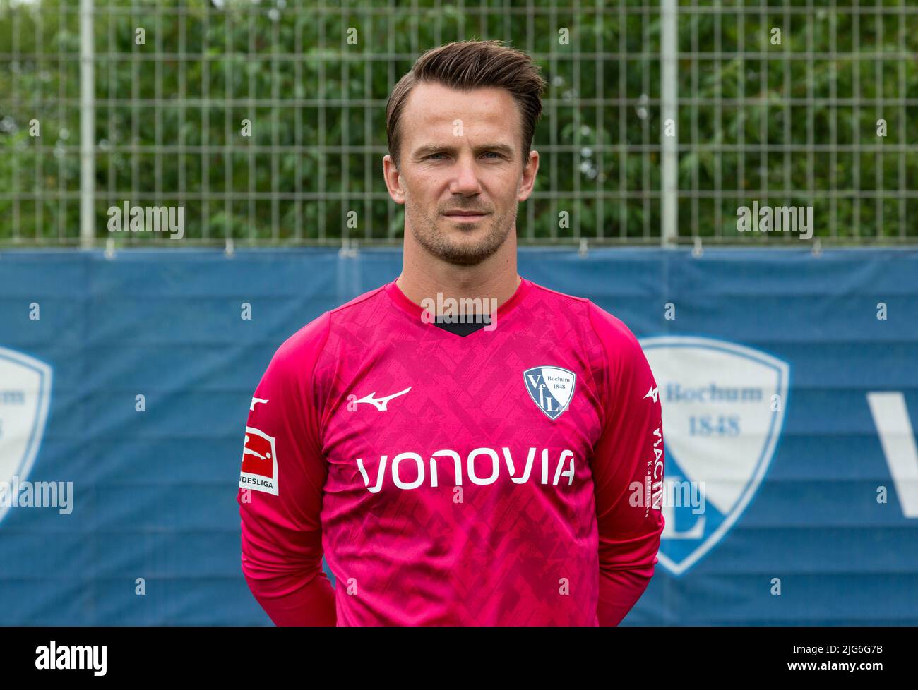 football, Bundesliga, 2022/2023, VfL Bochum, Media Day, goalkeeper ...