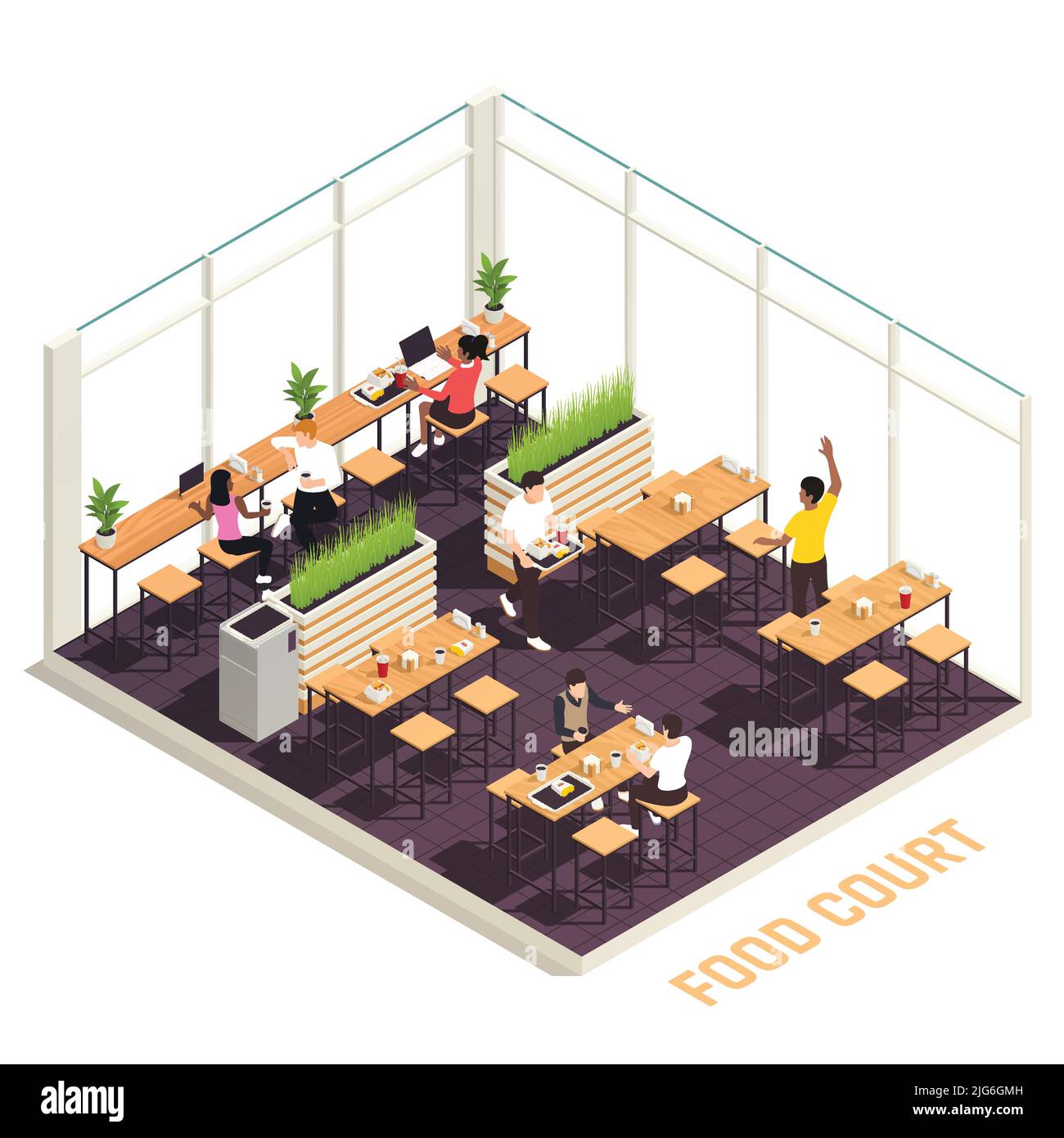 Kitchen breakfast bar stools Stock Vector Images - Alamy